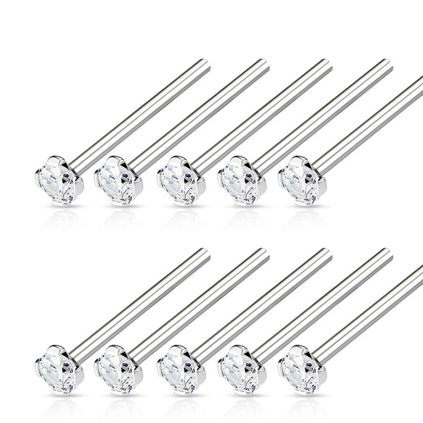 Bendable Fishtail Nose Ring – Puce Rock