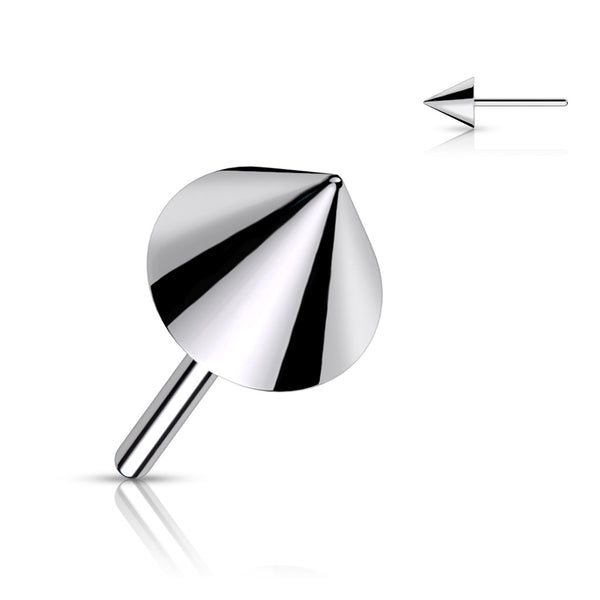 Implant Grade Titanium Threadless Push In Spike Top – Puce Rock