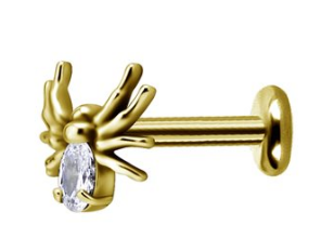 Spider or 24K avec Pierre – Puce Rock